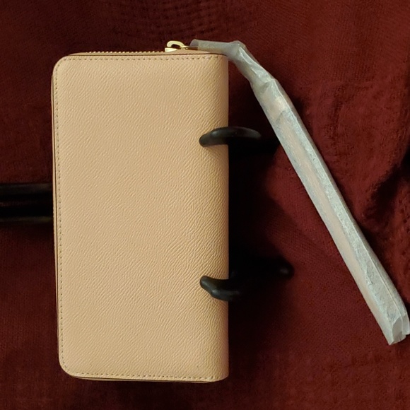 Coach | Bags | Authentic Coach Walletblushpale Orange | Poshmark